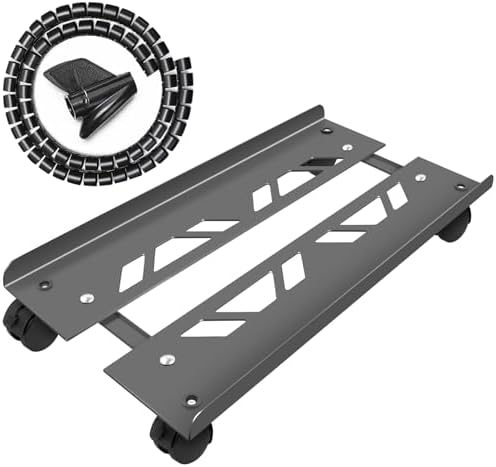 Amazon.com: Computer Tower Stand, Adjustable Mobile CPU Stand, CPU ...