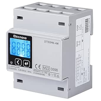 Digital Three Phase Energy Meter Electricity Usage Monitor AC 3×230 ...