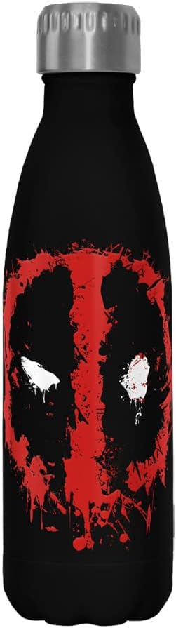 Amazon.com: Marvel DeadPool SplatterIcon 17 oz Stainless Steel Bottle ...