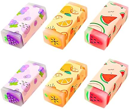 ARTBOX Scented Novelty Eraser (Pack of 6), Orange, 4175 : Amazon.co.uk ...