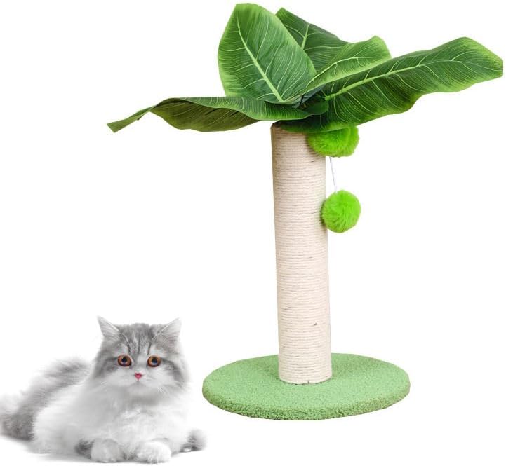 Amazon.com : Cat Scratching Post with Sisal Rope, 12.6 Inches, Cute Cat ...