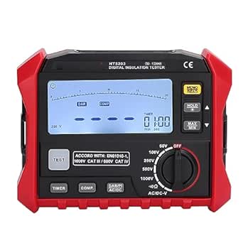 Digital Insulation Resistance Tester Multimeter, Measure Polarization ...