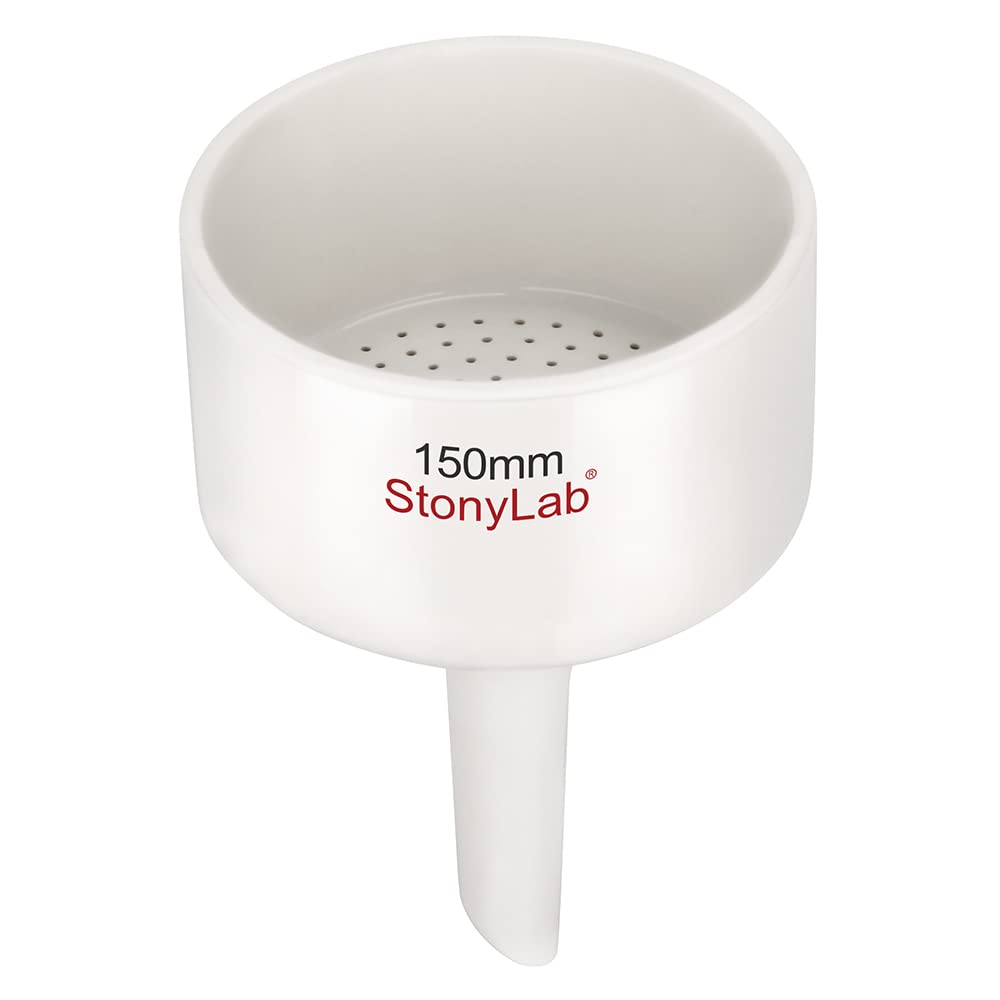 Snapklik.com : Stonylab Porcelain Buchner Funnel 150 Mm