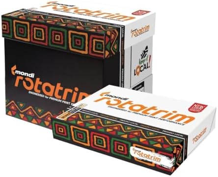 Mondi-Rotatrim A4 Copy Paper - 500 Sheets 80gsm - 1 BOX of 5 Reams ...