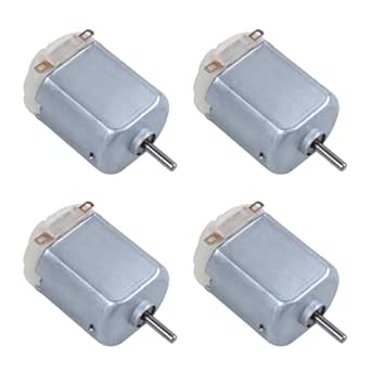 Dytebeply 4X DC 1.5V - Mini motor eléctrico de 3V 18000 RPM, juguete de ...
