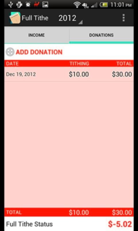 Pro Edition Full iTithe - Mormon Tithing Tracker - App on Amazon Appstore