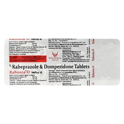 Rabonia-D - Strip of 10 Tablets : Amazon.in: Health & Personal Care