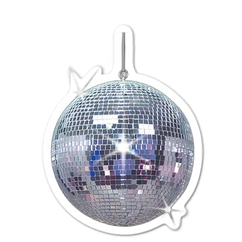 Amazon.com: Sticker Disco Ball Waterproof Sticker Label Water Bottle ...