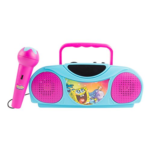 Sakar Spongebob Squarepants Radio Karaoke Kit for Kids (16362) | Amazon ...