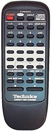 Amazon.com: Technics Model EUR645270 Remote Control for Compact Disc ...
