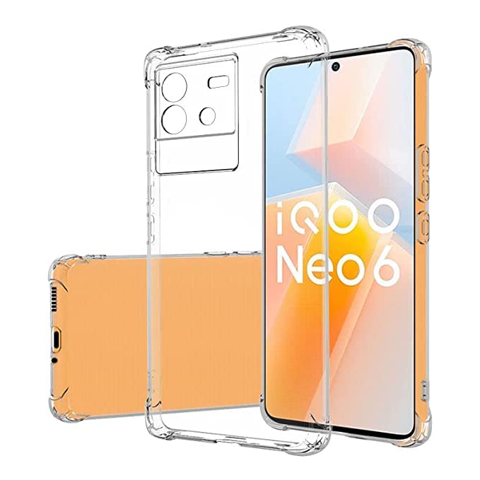 Aanand Thermoplastic Polyurethane Ultra Hybrid Back Cover Case for iQOO ...