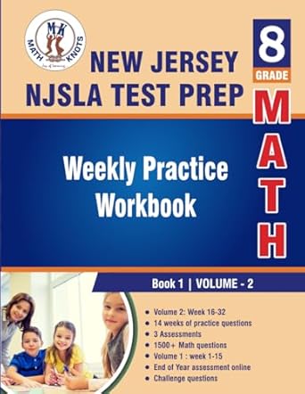 New Jersey Student Learning Assessments (NJSLA) Test Prep : 8th Grade ...