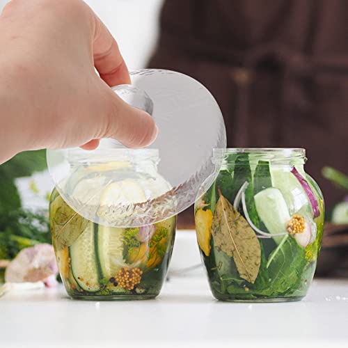 HEMOTON Fermentation Weights Glass Fermentation Weights Fermenting Lid ...