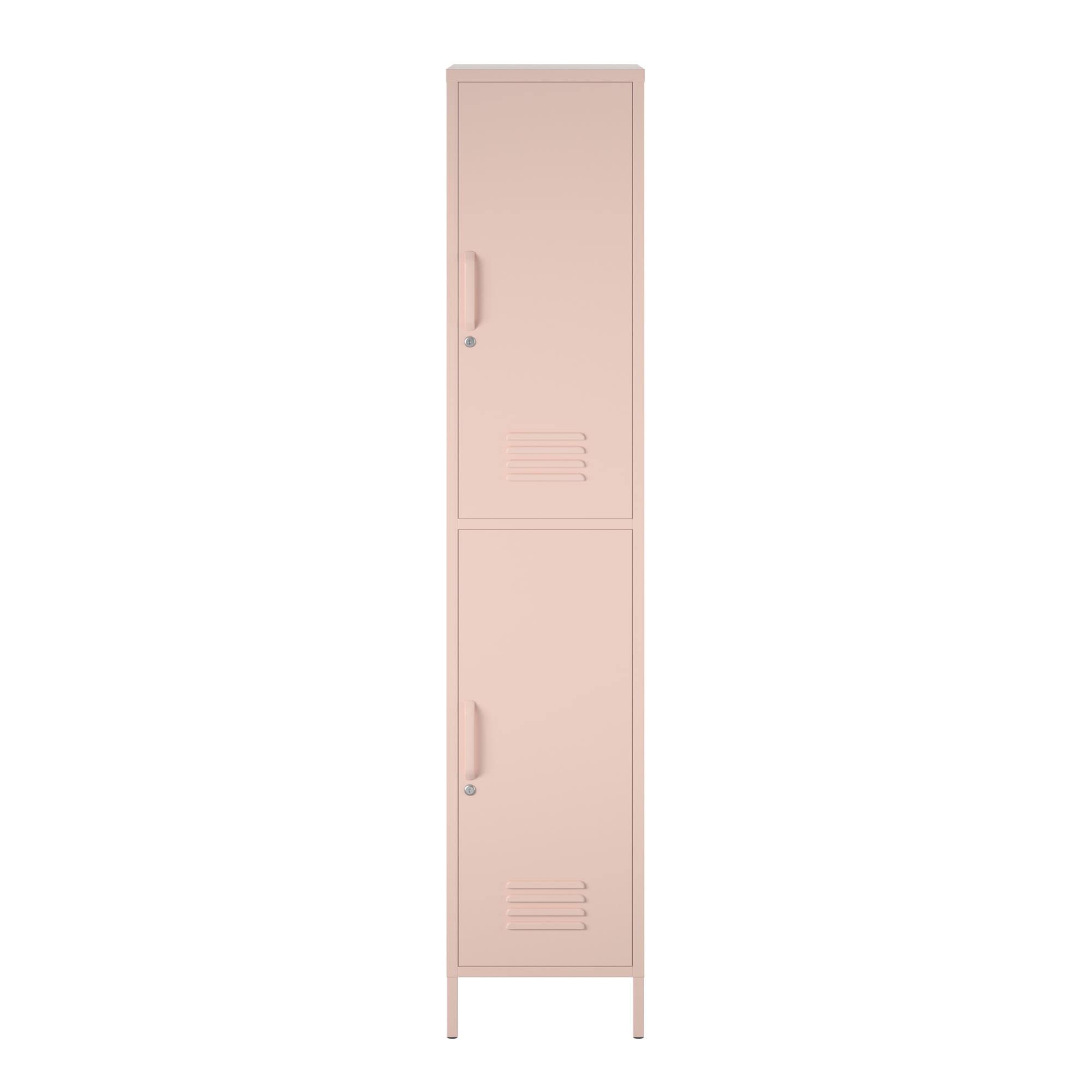 Amazon.com: REALROOMS Shadwick Vertical 2 Door Metal Locker Storage ...