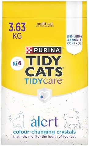 Tidy Cats Tidy Care Alert Cat Litter, Non-Clumping Silica Crystals - 3. ...