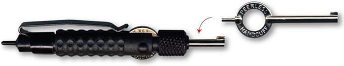 Zak Tool ZT15P Tactical Black Extension Tool With Two Police Handcuff ...