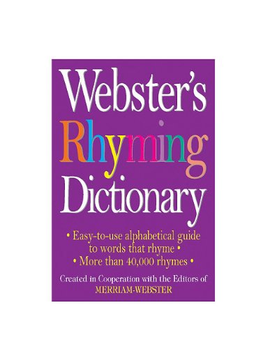 Amazon.com: Webster's Rhyming Dictionary: 9781596951129: Merriam ...