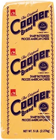 Amazon.com: Cooper Brand: Sharp American Cheese 5 Lb. : Grocery ...