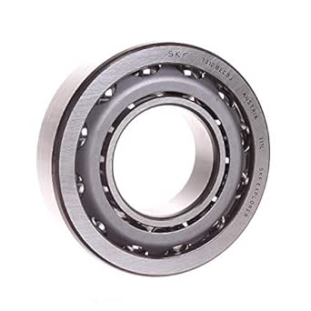 SKF 7312 BECBJ Angular Contact Ball Bearing, Single Row Explorer, 60 mm Bore, 130 mm OD, Steel ...