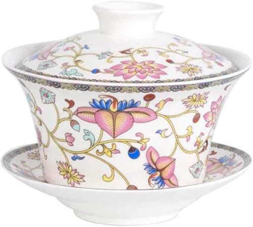 Amazon.com | Eplze YBK Tech 10oz Large Gaiwan, Porcelain Kung Fu Tea ...