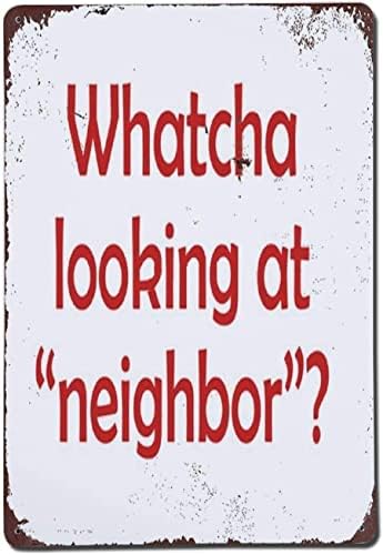Amazon.com: Kexle 8 x 12 Metal Sign - Like A Good Neighbor Stay Over ...