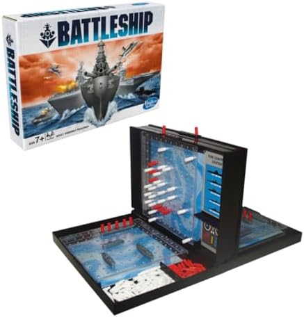 Hasbro Gaming Battleship Board Game, Classic Strategy Game For Kids ...