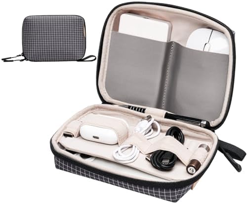 Amazon.com: SIMTOP Electronics Organizer Cord Organizer Travel, Small ...