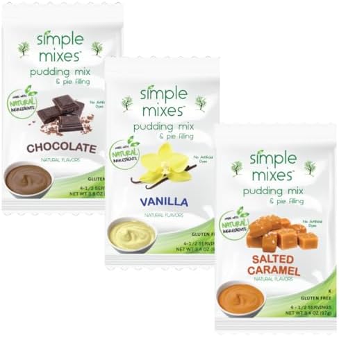 Amazon.com: Simple Mixes Natural Instant Pudding Mix Variety Pack ...