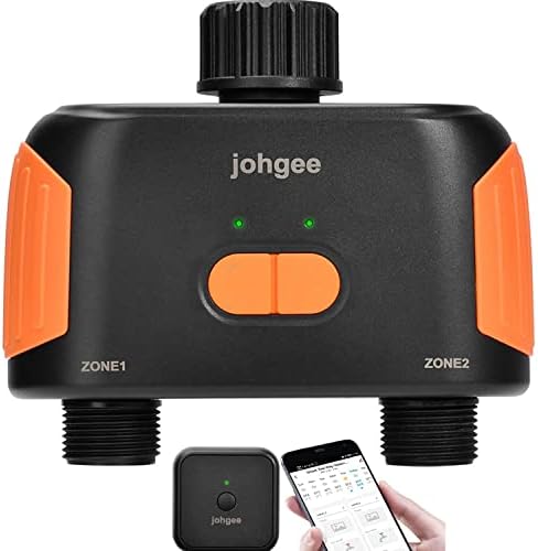 Smart WiFi Water Timer with Separate 2 Outlet, Dual WiFi Sprinkler ...