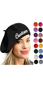 Personalized Custom Beanies Hats with Embroidery Text Logo Name Beanie ...