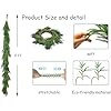 Amazon.com: CONNICS 9FTX1 Christmas Real Touch Norfolk Pine Garland Artificial Faux Greenery ...