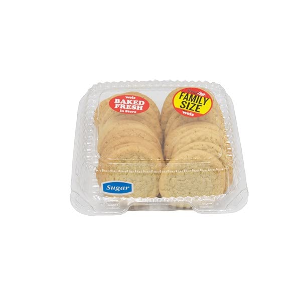 Amazon.com: Weis in Store Baked, Soft and Chewy Sugar Cookies Sugar ...