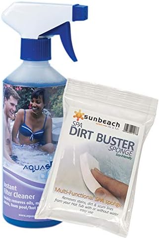 AQUASPARKLE 0.5L Instant Filter Cleaner for Hot Tubs & Spa with FREE ...