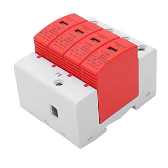 Amazon.co.jp: 4P Surge Protector, Easy Installation, Lightning ...