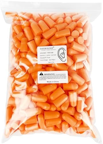 Amazon.com: SAFEBUILDER SNR 38dB Ear Plugs Dispenser with 500pcs Foam ...