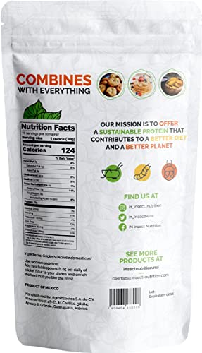 IN INSECT NUTRITION Cricket Flour High Protein 8.82 oz,, 65% Protein ...