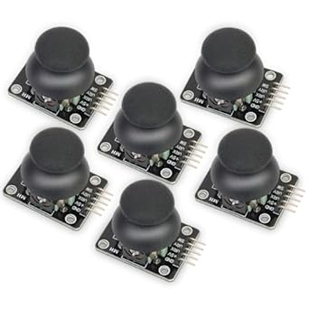 Amazon.com: 6 Pack Joystick Module Game Console Dual-Axis XY Joystick Module KY-023 Control ...