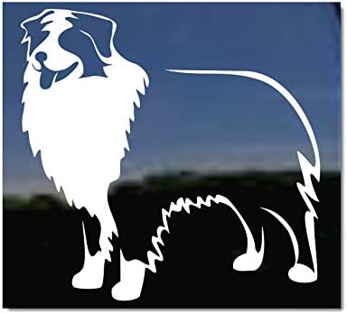 Amazon.com: Australian Shepherd Aussie Dog Vinyl Window Decal : Sports ...