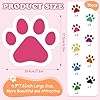 Amazon.com: Weecent 36 Pcs Paw Prints Cutouts, 6 Inch Large Size Dog ...