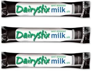 DairyStix UHT Semi Skimmed Milk Sticks (250) : Amazon.co.uk: Grocery