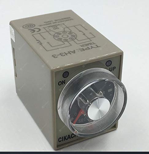 CIKACHI Time Relay IC Timer AH3-3 3S AC220V - Amazon.com