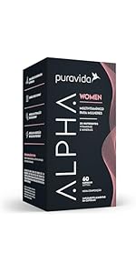 Puravida Vitaminas e Ômega 3 para Gestantes Alpha Mater 60 Cápsulas ...