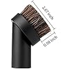 Amazon.com: Lamoutor 4Pcs Soft Bristle Vacuum Brush Round Brush Vacuum ...