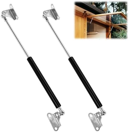 Qivine 15 inch Universal Gas Shock Struts, 300N/67lb Lift Support Gas ...