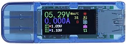 Probador USB 3.0 AT34 Meter LCD Tester con Pantalla IPS a Color de 0.96 ...