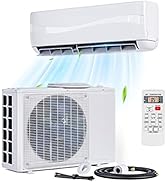 Amazon.com: SIMOE 12000BTU Mini Split Air Conditioner and Heater, 115V 20 SEER2 Ductless AC Unit ...