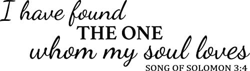 Amazon.com: 48" I Have Found The one whom My Soul Loves Song of Solomon ...