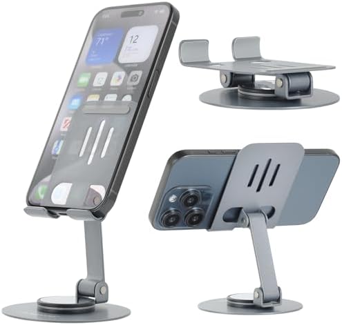 Amazon.com: aceyoon 360° Rotating Cell Phone Stand, Adjustable Foldable ...
