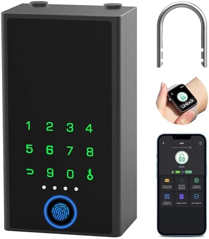 Amazon.com: eLinkSmart Lock Box for Keys with Code, Large Capacity ...