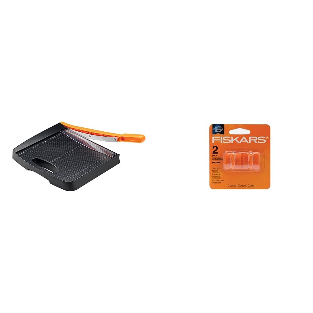 Amazon.com: Fiskars Recycled Bypass Paper Trimmer (12") and Replacement ...